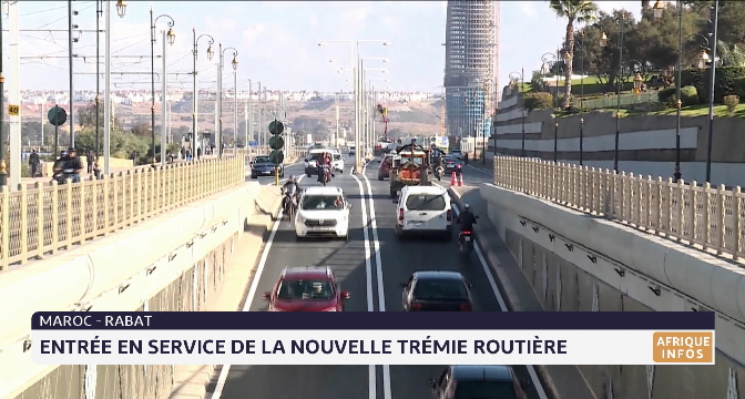 Medi1News > Maroc-Rabat: entrée en service de la nouvelle trémie routière